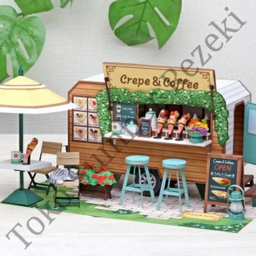 Jual 3D Miniature World Paper Craft Kitchen Car Crepes Toko Papercraft ...