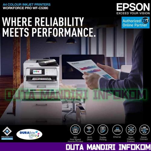 Promo Epson WorkForce Pro WF C5390 - A4 WiFi Color Single Function ...