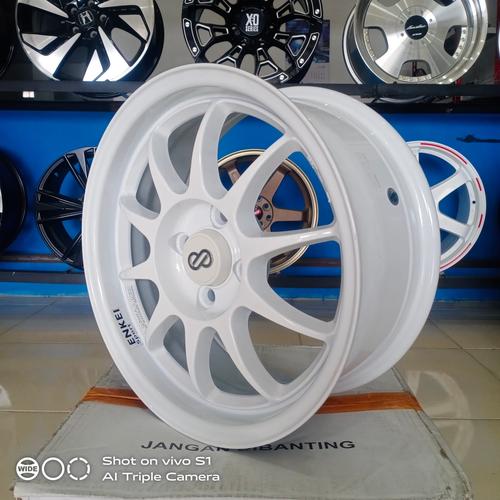 Jual velg enkei tarmac ring 15 pcd 4x100 cocok untuk brio ayla sigra ...