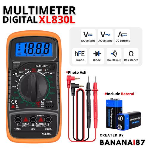 Jual Multimeter / Multitester / Avometer Digital Alat Tes Tegangan AC ...