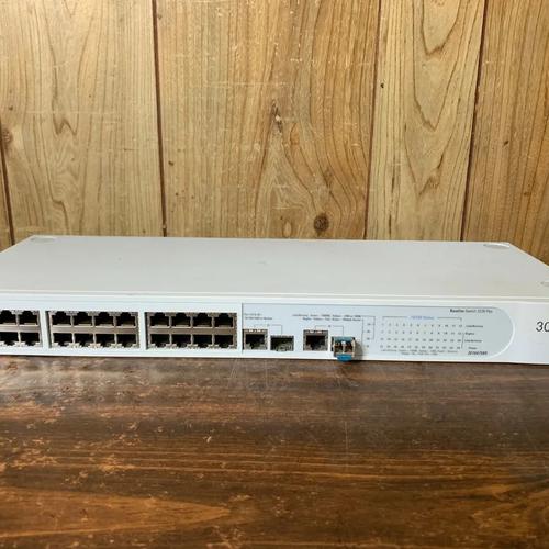 Jual Switch POE Manage 3Com 2226 PWR Plus 24 port plus 2 SFP 2 Gigabit ...