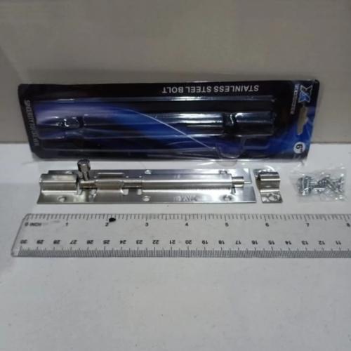 Jual grendel pintu jendela laci panjang 15 cm 6 inch stainless steel ...