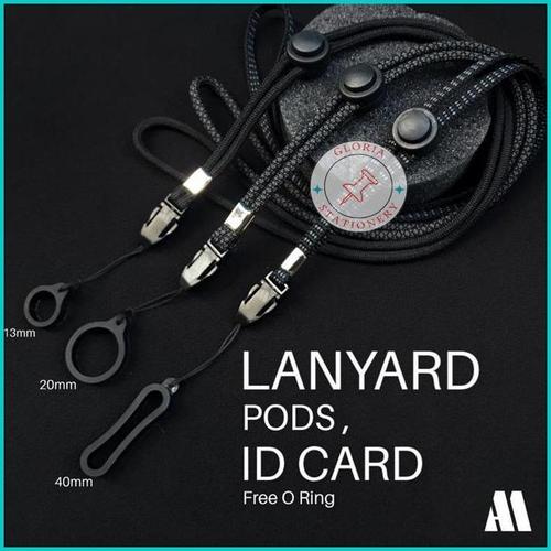 Jual TALI GANTUNGAN ID CARD HOLDER / KALUNG O RING / LANYARD ID CARD ...