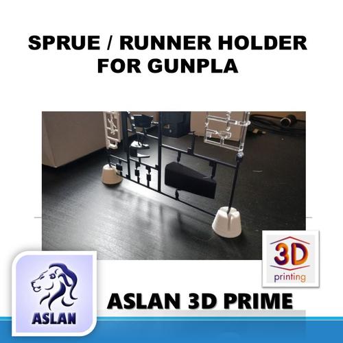 Jual SPRUE / RUNNER VERTICAL HOLDER FOR GUNPLA GUNDAM MODEL 3D Print ...