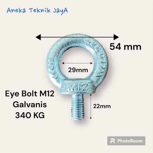Jual EyeBolt M12 / Mata baut 12mm / Eye Bolt M12 - Jakarta Utara - ATJ ...