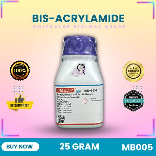 Jual Bis-Acrylamide | C7H10N2O2, For Molecular Biology, 25 gram - Kab ...