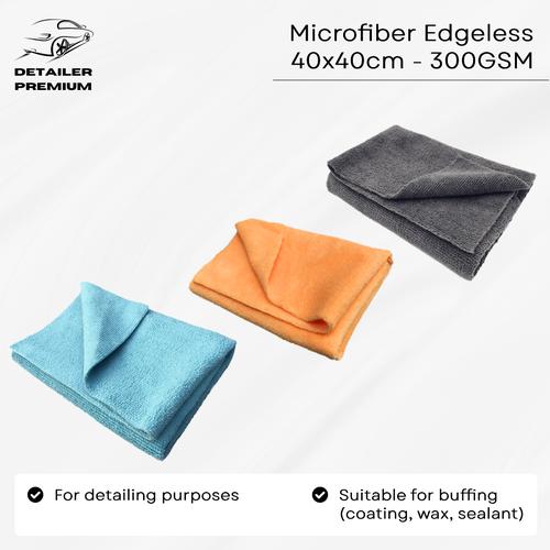 Jual Kain Microfiber Edgeless 40x40 cm - 300GSM - Biru - Kota Tangerang ...