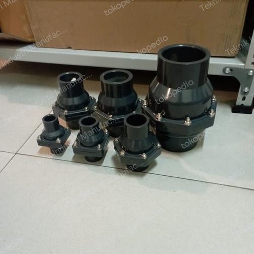Jual SWING CHECK VALVE PVC 4" INCH model socket - Jakarta Barat ...
