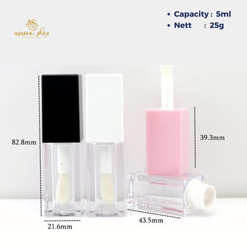Jual 5ml Botol Lipgloss makeup kosmetik / serum lip gloss lip Cream ...