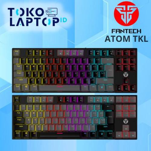 Jual - FANTECH ATOM TKL MK876 RGB GAMING MECHANICAL KEYBOARD - - Black ...