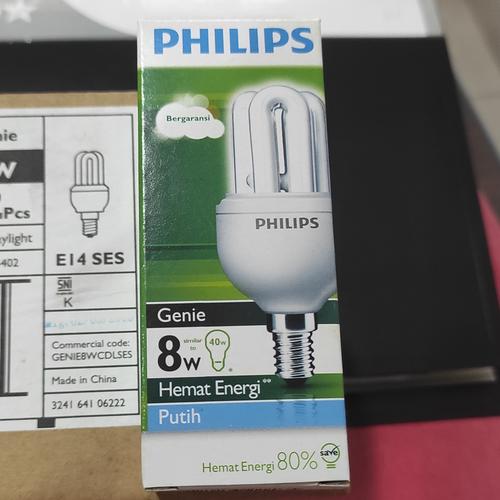 Jual Lampu Philips Genie 8W E14 CDL SES 8 Watt 220V Putih Essential ...