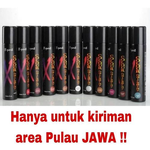 Jual Original Xpert Colour Hairspray 75ml Hairspray Warna Color Hair