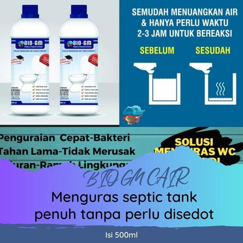 Jual Obat Pengurai Tinja Penguras Sepitank Toilet Wc Mampet Penuh Bio ...