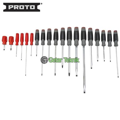 Jual Obeng Set Kombinasi Set 19 pcs Proto J1219SC DuraTek Screwdriver ...