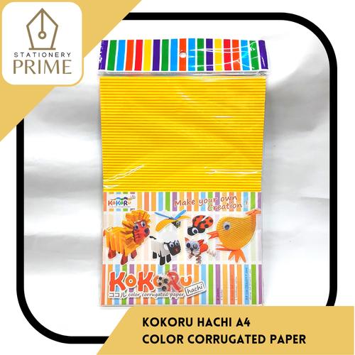Jual Kokoru Kertas Bergelombang / Color Corrugated Paper A4 - Hachi - Jakarta Timur - Stationery ...