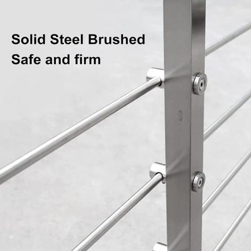 Jual 85cm Railing Tangga Stainless Model Kotak Hollow Railing Tangga ...