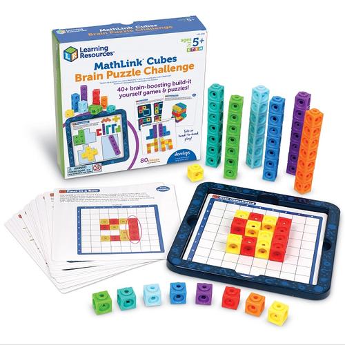 Jual Learning Resources MathLink Cubes Brain Puzzle Challenge - Kota ...