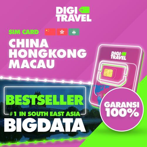 Jual DIGI TRAVEL Sim Card China Hongkong Macau BIG DATA | Simcard ...