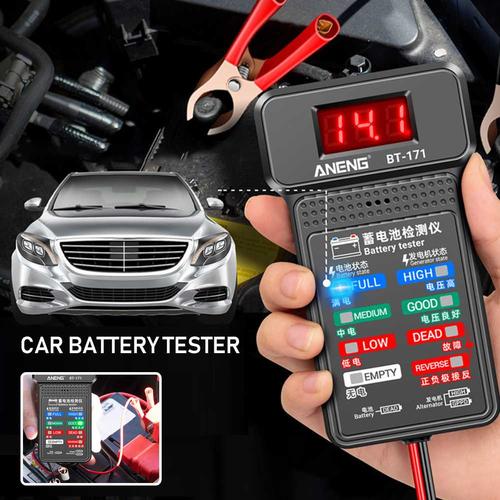 Jual Alat Tester Test Baterai Aki Mobil Digital LED Screen 12V ...