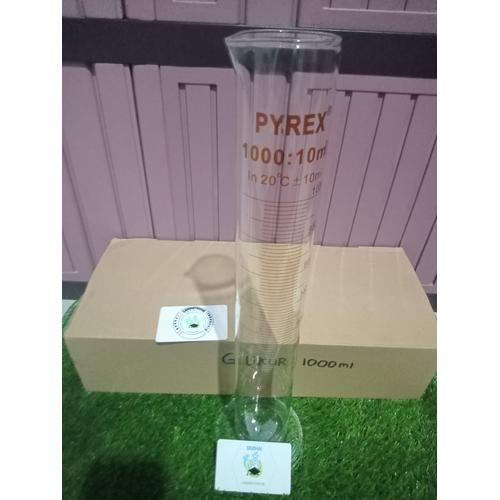 Jual Gelas Ukur, Measuring cylinder merk pyrex, 1000ml / 1 L / 1 Liter ...