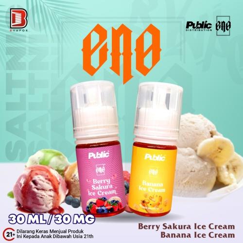 Jual Eno Berry Sakura Ice Cream Salt Nic 30ML by Public - BANANA ...