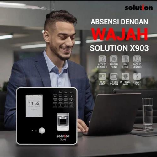 Jual Fingerprint Mesin Absensi wajah jari kartu access door solution ...