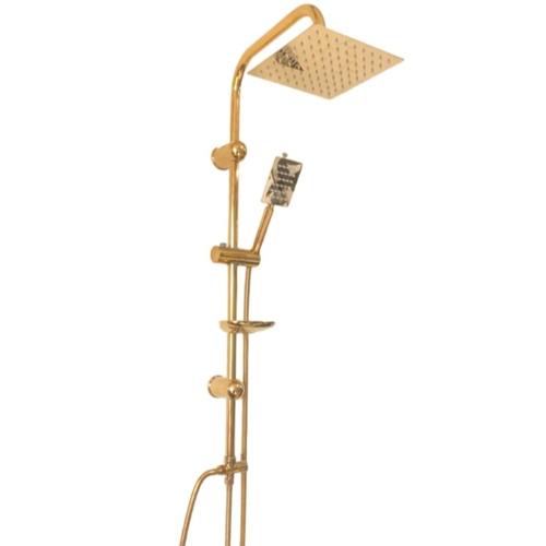Jual Shower Mandi Hujan Set Pancuran Shower Tiang Kran Air - Gold ...