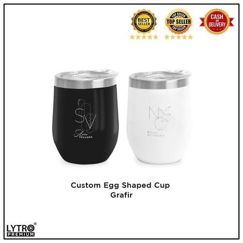 Jual Custom Grafir Mug Telur / Egg - Cangkir Kopi Stainless Tumbler ...