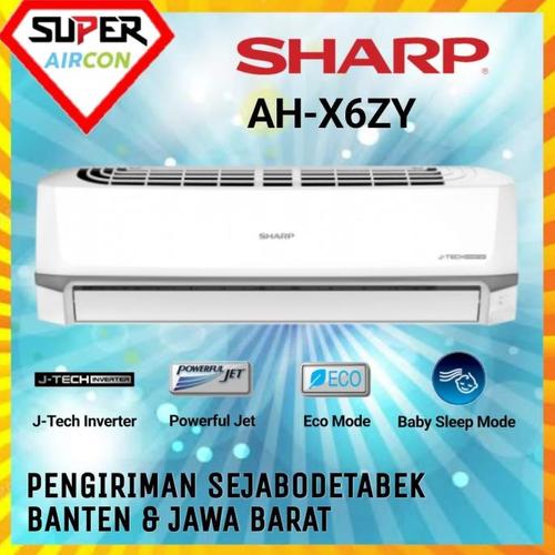 Jual AC SHARP AH - X 6 ZY 1/2 PK INVERTER AH-X6ZY + PASANG INSTALASI - UNIT ONLY - Jakarta Pusat ...
