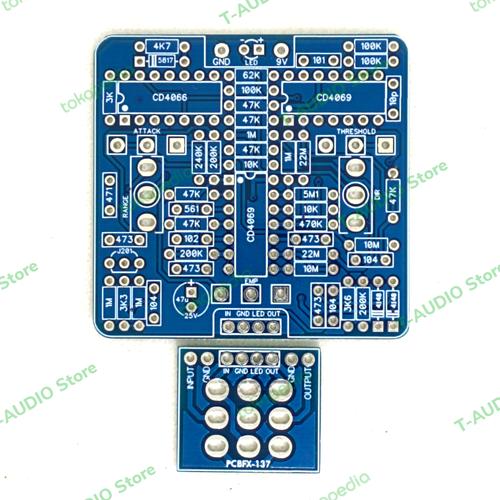 Jual T-Audio PCBFX-137 Based On MXR Envelope Filter Auto Wah Pedal PCB ...