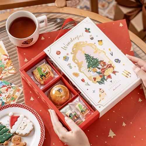 Jual Kotak Natal box cookies Christmas box kemasan natal kotak xmas ...