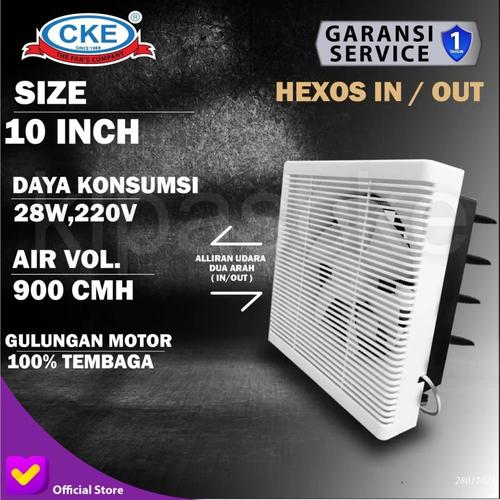 Jual Exhaust Fan Dinding 8" 10 " 12" Kipas Blower Dinding Heavy Duty ...