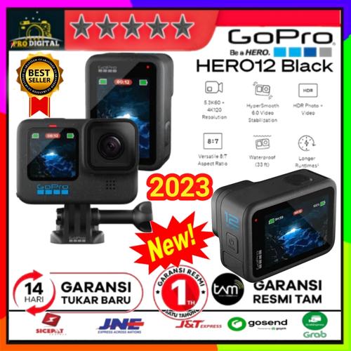 Jual GoPro HERO 12 Black Camera Go Pro Hero12 HyperSmooth 6.0 Video 5 ...