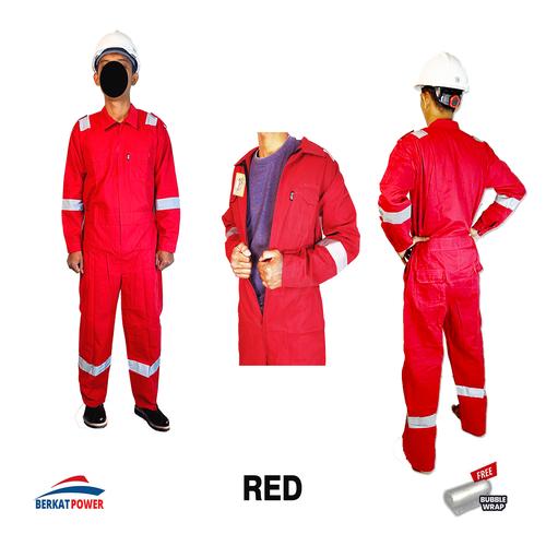Jual Wearpack Safety Terusan Werpak Asgard Coverall Biru Merah Orange ...