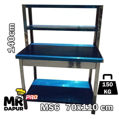 Jual MEJA STAINLESS DAPUR SUSUN SERBAGUNA PROFESIONAL MRDAPUR MS6 PRO ...