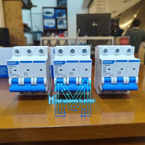 Jual MCB 1A 2A 4A 6A 10A 16A 20A 25A 32A 40A 50 63A 3PHASE 6KA CHINT ...