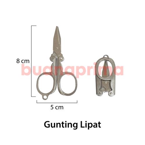 Jual Gunting Lipat Kecil 8 cm Besi Scissors Mini - Kota Medan - Buana ...