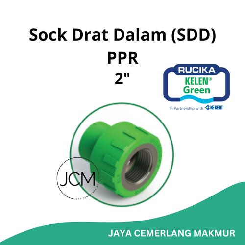 Jual Sock Drat Dalam PPR Rucika 63 x 2" / SDD / Threaded Coupling ...