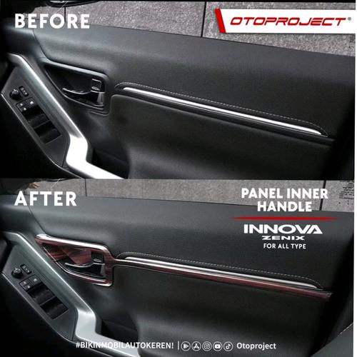 Jual COVER PANEL HANDLE DOORTRIM INNOVA ZENIX 2023 OTOPROJECT - hitam ...