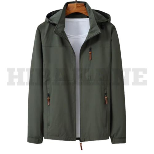Jual Jaket outdoor pria / anti angin dan tahan hujan ringan - Hitam, S ...