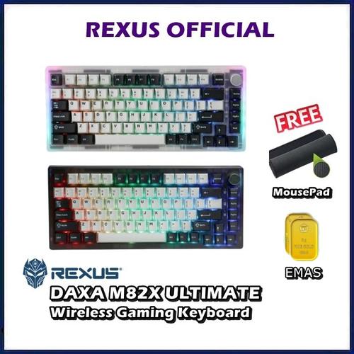 Jual Rexus DAXA M82X Ultimate Wireless Gaming Mouse M82 X M 82 - Smokey ...