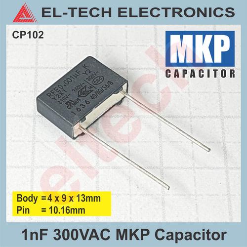 Jual MKP 1nF 2.2nF 3.3nF 4.7nF 6.8nF 275VAC 300VAC Capacitor Kapasitor ...