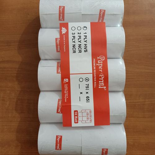 Jual Kertas Struk Kasir HVS 75 mm x 60 mm 1 Ply Paper PrynS - Kota ...