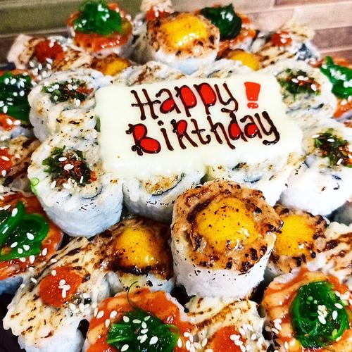 Jual SUSHICAKE BULAT by Aburice.BDG | Sushi Ulang Tahun Halal dan ...