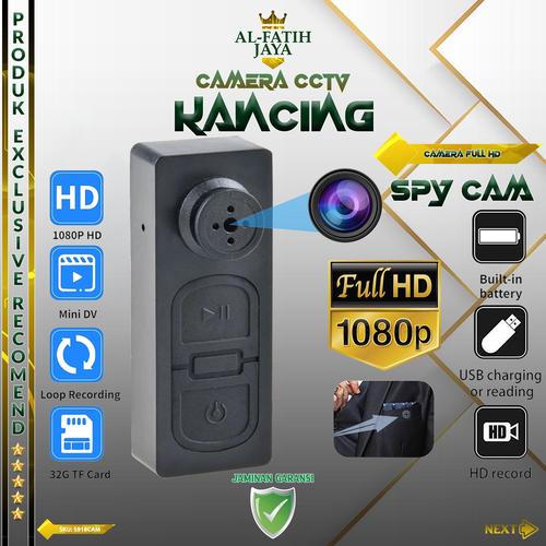 Jual Hidden Spy Cam Camera Kancing Baju Button HD Hidde Kamera Mini DV ...