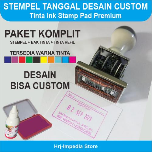Jual Cetak Stempel Tanggal Desain Custom | Stempel Tanggal Custom ...