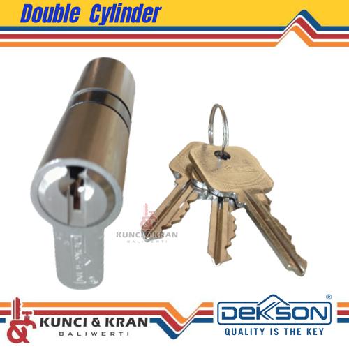 Jual Silinder kunci Dekson / Dekkson CYL DC DL 65mm SN Double Cylinder - Kota Surabaya - KUNCI ...