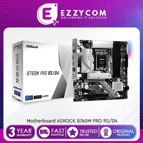 Promo Motherboard ASROCK B760M PRO RS/D4 Mainboard Mobo B760 LGA 1700 ...
