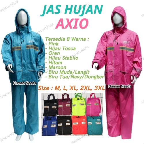 Jual jas hujan axio silver series/mantel hujan axio/jas hujan jaket ...