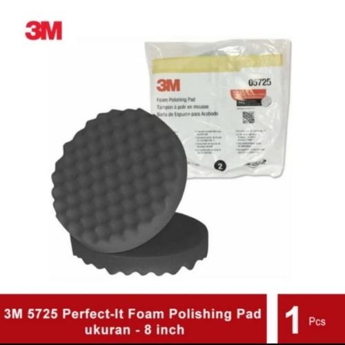 Jual 3M Foam Polishing Pad 05725,Busa Poles: 8 inc -Hitam (1 pcs ...